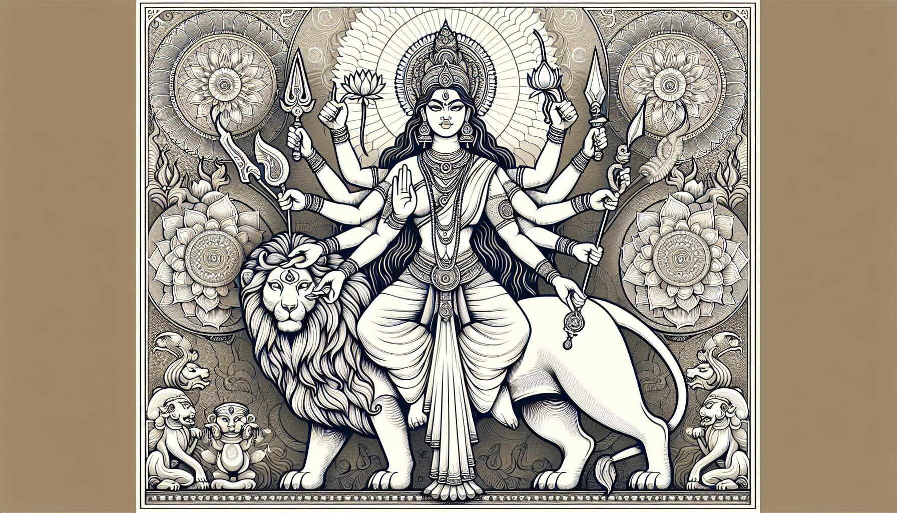 Exploring Durga's Iconography Symbolism: A Journey Through History and ...