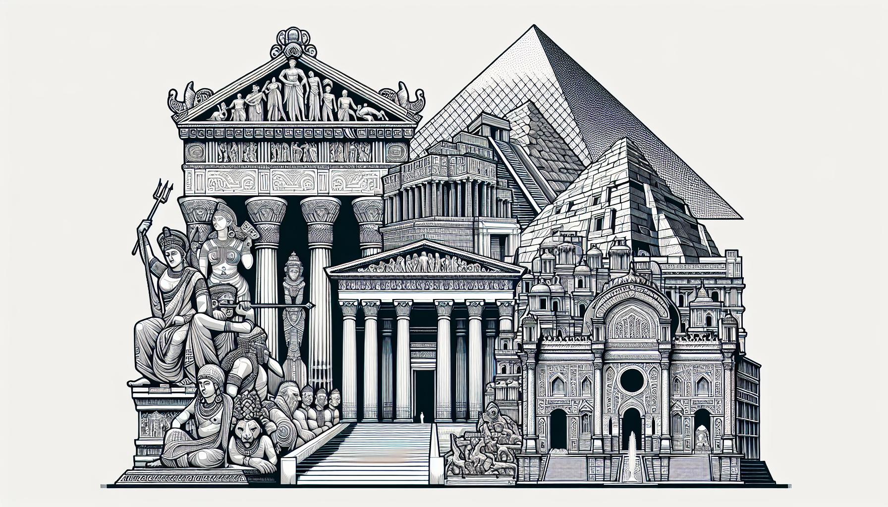 Exploring Mythological Elements in Architecture Across Cultures and ...